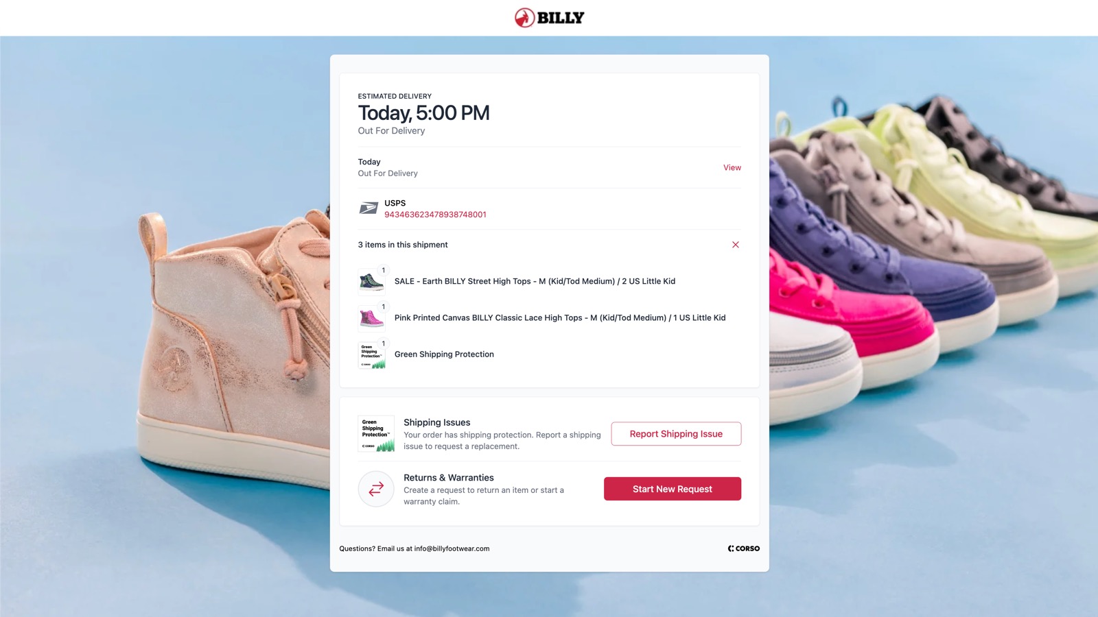 Features - Returns and Exchanges - Corso