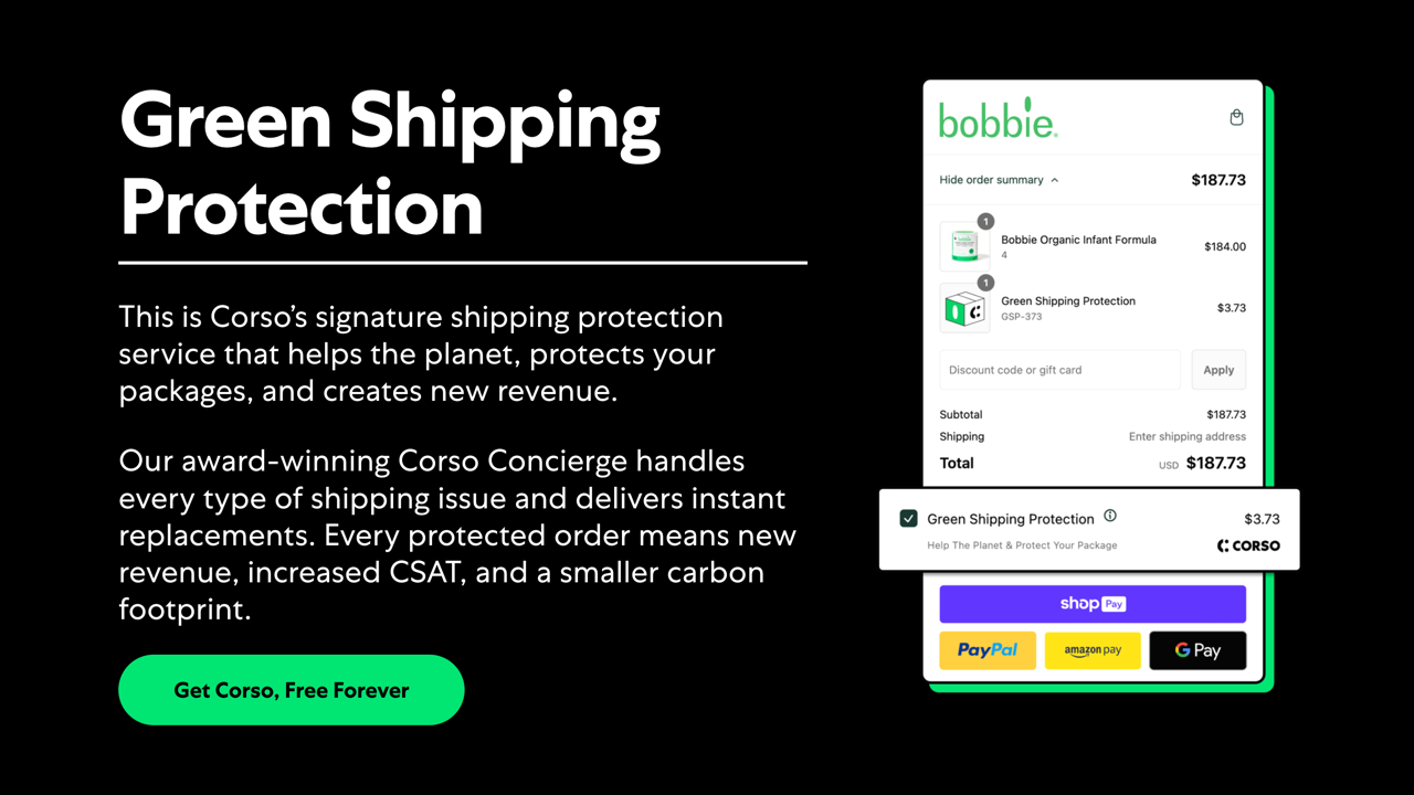 Solution - Green Shipping Protection - Corso